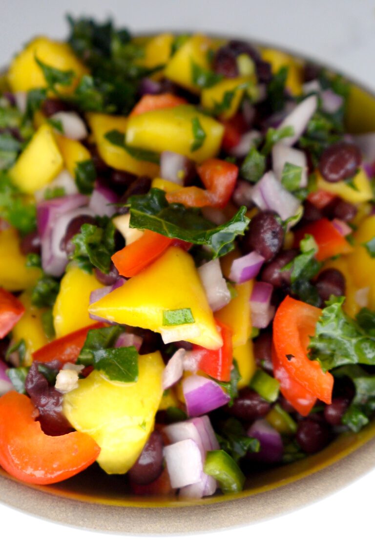 Mango Kale Salsa - Plant Forward Sabrina